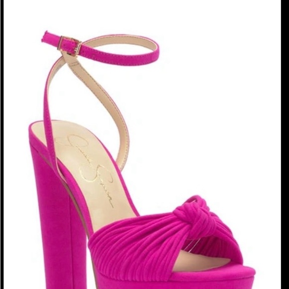 Jessica Simpson | Shoes | Jessica Simpson Pink Immie Sandals Sz 9 ...